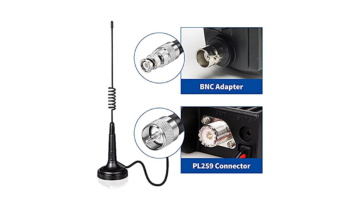 Bingfu CB Antenna 27MHz Magnetic Base for CB Radio - Wide Compatibility