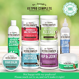 VetPro Complete Dr. Joseph's Advanced Dental Cleanse, 8 Ounces, Cat and Dog Breath Freshener Water Additive for Dental Care, Fights Dog Bad Breath, Teeth Cleaning, Plaque and Tartar Remover