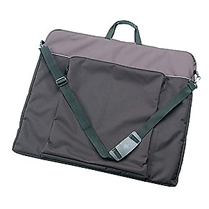 ArtBin 6829AG Tote Folio Artist Portfolio, Fine Art & Sketchpad Organizer with Carrying Strap, [1] Poly Canvas Bag, Black, 27.5" x 23"