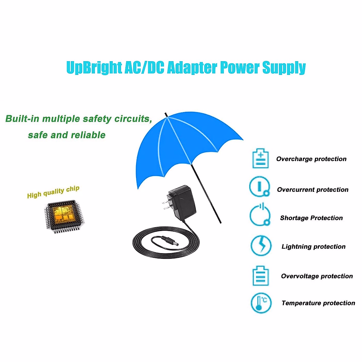 UpBright 9V AC/DC Adapter Compatible with NordicTrack GX 4.7 4.4 GX4.7 831.219143 831.219142 831.219141 831.219140 GX4.4 Pro NTEX750140 Nordic Track Bike Bicycle ABT ABT015090G 9VDC 1.5A Power Supply