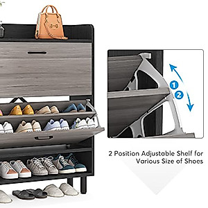 LITTLE TREE Entryway Shoe Storage Cabinet