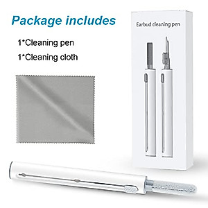 Nertpow Cleaner Kit for Airpods Earbuds Cleaning Pen Bluetooth Headphone Case Cleaning Tool Airpods Pro 1 2 3 iPhone Camera Etc Ear Wax Cleaner