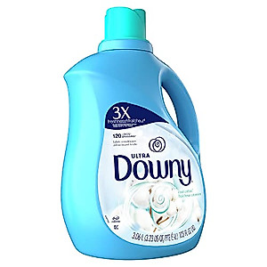 Downy Ultra Laundry Fabric Softener Liquid, Cool Cotton Scent, 103 Fl Oz, 120 Total Loads