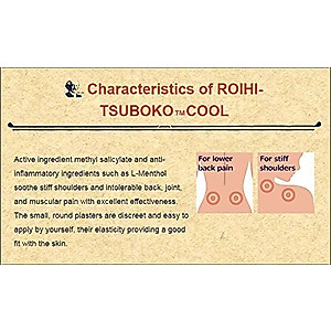 The ROIHI-TSUBOKO Cool-Type Plaster. Cool Relief