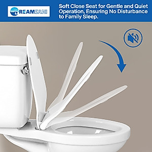 Upflush Macerating Toilet (3-Piece Kit)- Upflush Toilet for Basement Toilet System, Macerating Toilet with 500 Watt Macerator Pump, Extension Pipe and Round Bowl, for Kitchen Sink, Bathroom, Laundry