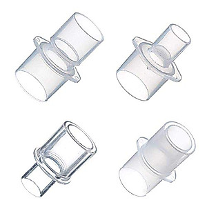 Mars Wellness CPAP BiPAP Tubing Hose Adapter 4 Pack - 15mm and 22mm Tubing Diameters Connector - Adapter for Various Machines and Cleaner
