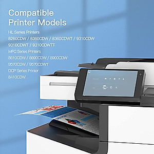 GPC Image Compatible Toner Cartridge Replacement for Brother TN433 Toner TN 433 Compatible with HL-L8360CDW MFC-L8900CDW HL-L8360CDWT HL-L8260CDW MFCL8610CDW MFCL9570CDW Printer (4 Pack)