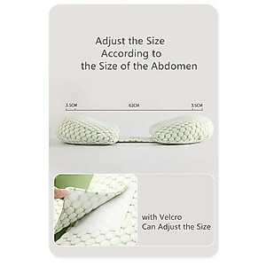 Pregnancy Pillows for Sleeping, Adjustable Pregnancy Body Pillow Prenatal and Postnatal Positioning, Support for Back, Legs, Belly, HIPS, Maternity Pillow with Removeable Cover