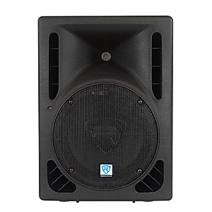 Rockville RPG10BT V2 10" Powered 600W DJ PA Speaker Bluetooth/Wireless/Remote/EQ, 10”, Black