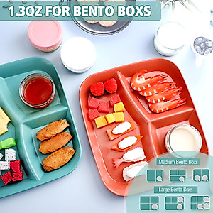 Uiifan 20 Pcs Salad Dressing Container with Screw Lids 1.3 oz Mini Reusable Glass Condiment Containers Leakproof Small Mason Jars Airtight Dipping Sauce Cups Set for Food Storage Lunch Box Work Trip
