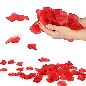 Yatong Hydrangea Silk Artificial Flowers Heads with Stems for Wedding Decor Home Garden Party,Pack of 12(Orange)