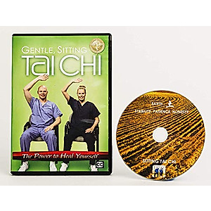 Gentle, Sitting Tai Chi DVD - Basic Healing Exercise Tai Chi Exercises To Rejuvenate, Energize and De-Stress; for Beginners, Seniors, And Those With Joint Pain, Back Pain and More