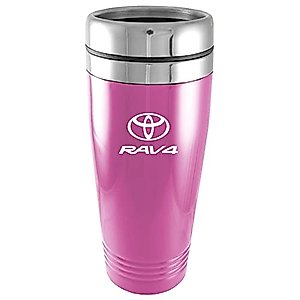 Au-TOMOTIVE GOLD Travel Mug for Toyota RAV4 (Pink)