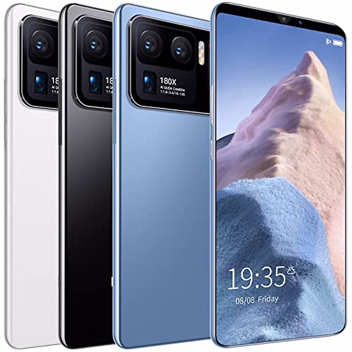 2023 New M11 Ultra Smart Phone, Unlocked Android 1+4G RAM 5.5inch Water Drop Screen GPS Android 4G, 2MP Front HD Camera, 5MP Rear Camera, Gift for Family (White)