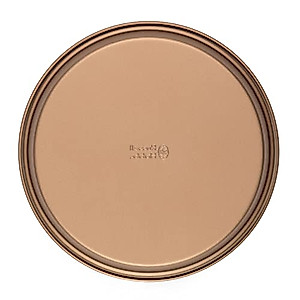 Russell Hobbs RH02146GEU7 Non-Stick Cake Tin - Round Baking Tray for Cakes, Pie/Tart Dish, Carbon Steel Oven Pan, Easy Clean, Strong, Durable, Oven Safe to 220 Degrees, Opulence Collection, Gold, 24cm