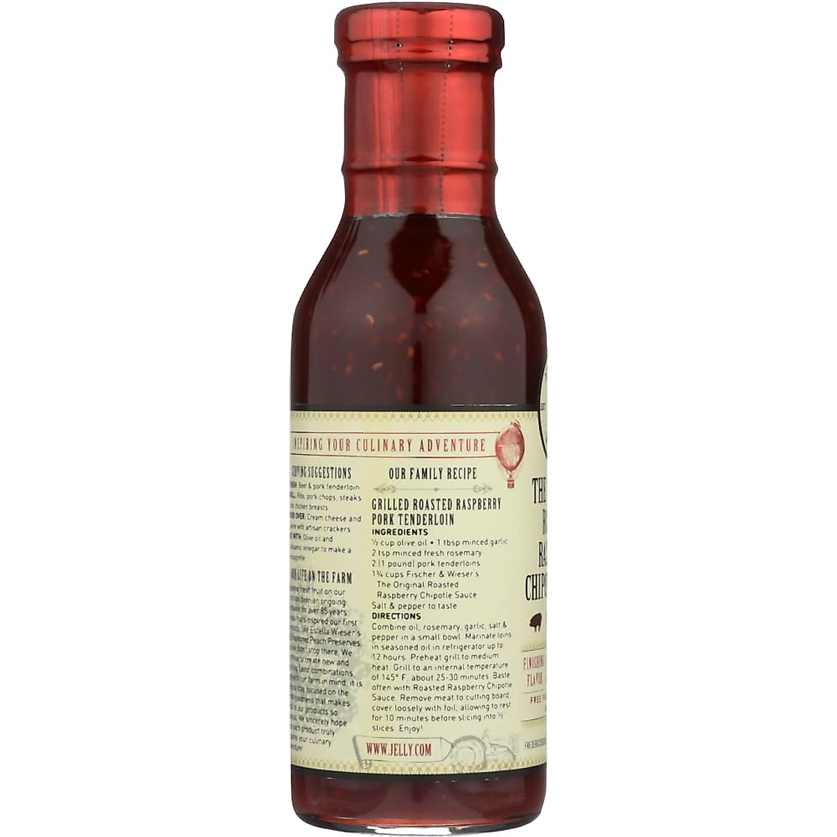 Fischer & Wieser Chipotle Sauce, Rst Rspbry, 15.75-Ounce (Pack of 3)