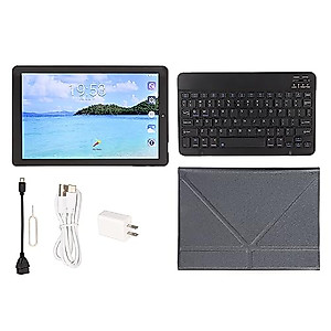 Honio HD Tablet, US Plug 100‑240V Tablet Computer RAM 4GB ROM 64GB (US Plug)
