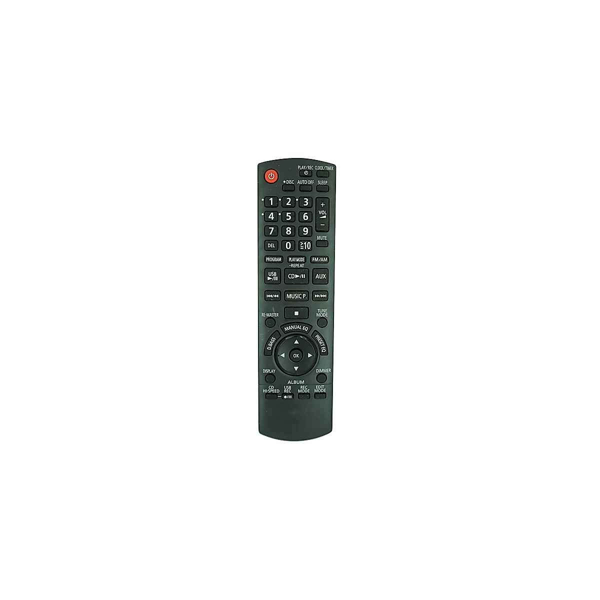 HCDZ Replacement Remote Control for Panasonic N2QAYB000429 SA-PM38 SA-PM42 SC-PM38 SC-PM42 SC-HC4 SC-HC4GK SC-HC4GT CD Stereo Audio System