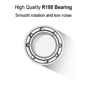 Aomeiter Desktop Motion Toys, Full Body Optical Illusion Fidget Spinner Ball, Creates a Mind-Bending Optical Illusion of Continuously Flowing Top Adult&Kids Pressure Reduction Toys Gifts