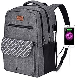 Arrontop Backpacks for College Students, Backpacks for High School ,Laptop Backpack Water Resistant Computer Bag with Usb Charging Port