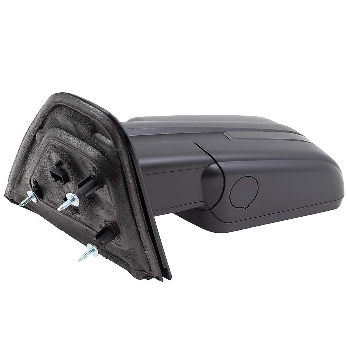 Brock Drivers Left Textured w/Spotter Glass Power Side View Mirror Replacement for BL3Z 17683 BA BL3Z17683BA