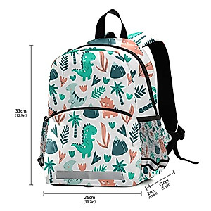 SUABO Cute Dinosaur Backpack for Boys Girls, Preschool Backpack Kindergarten Bag for Kids