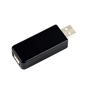 Waveshare USB Sound Card for Raspberry Pi/Jetson Nano USB Audio Module External Audio Converter Recording and Playback Support Stereo Codec Onboard Microphone and Speaker Header No Driver Required