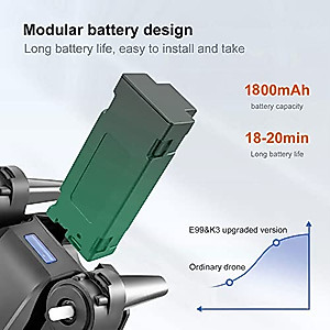 Dual 1080P HD Camera Drone - Altitude Hold Headless Mode, One Key Start Speed Adjustment, Fashion Gifts For Boys Girls