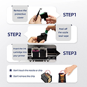 InkSpirit Remanufactured 63 XLarge Black Ink Cartridge, Replacement for HP 63XL for Envy 4520 3634 OfficeJet 3830 5252 4650 5258 4655 4652 5255 DeskJet 3636 1111 3630 1112 3637 3632 Printers (1-Pack)