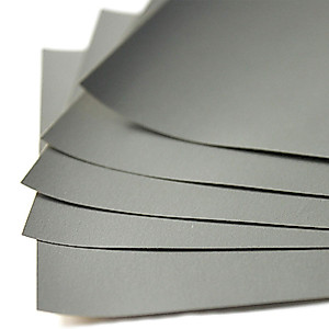 LCubro 25PCS Sandpaper, Wet Dry Sandpaper, High Grit 1000 2000 3000 5000 7000 Sandpaper Sheets Assortment for Wood Metal Polishing Automotive Sanding, 9 x 3.6 inches