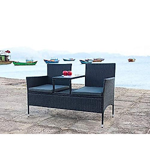 CoolsomeJies 230FT Synthetic Rattan Repair Material,Black Synthetic Plastic Rattan for Knit and Repair Chair Table,Storage Basket