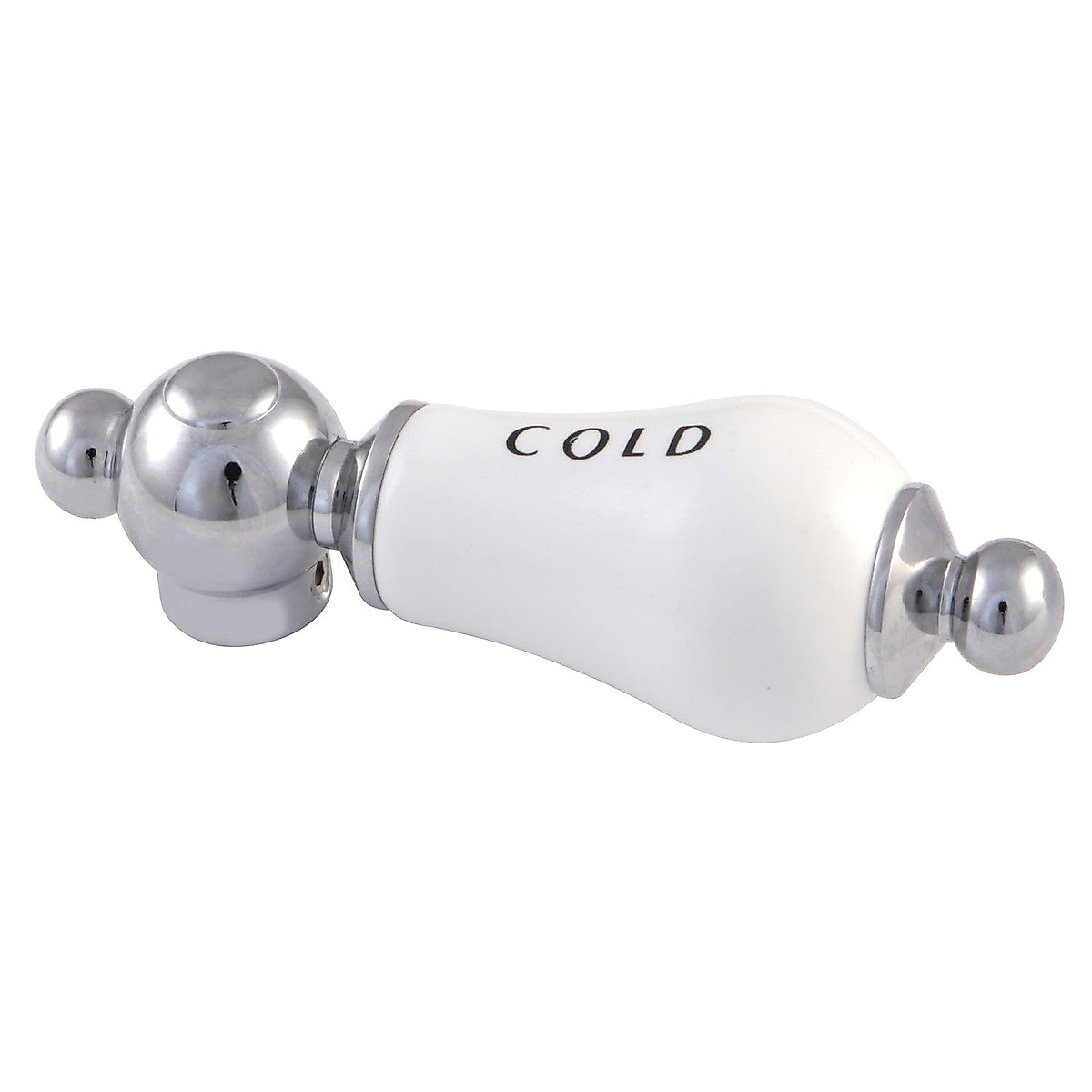 Kingston Brass CCPL1C Kingston Brass CCPL1C Replacement Porcelain Cold Index Bathroom Faucet Handle