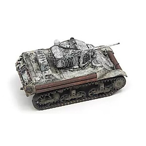 FloZ for S-Model US M5A1 Stuart Light Tank Snow Coating 1/72 Tank Pre-Built Model
