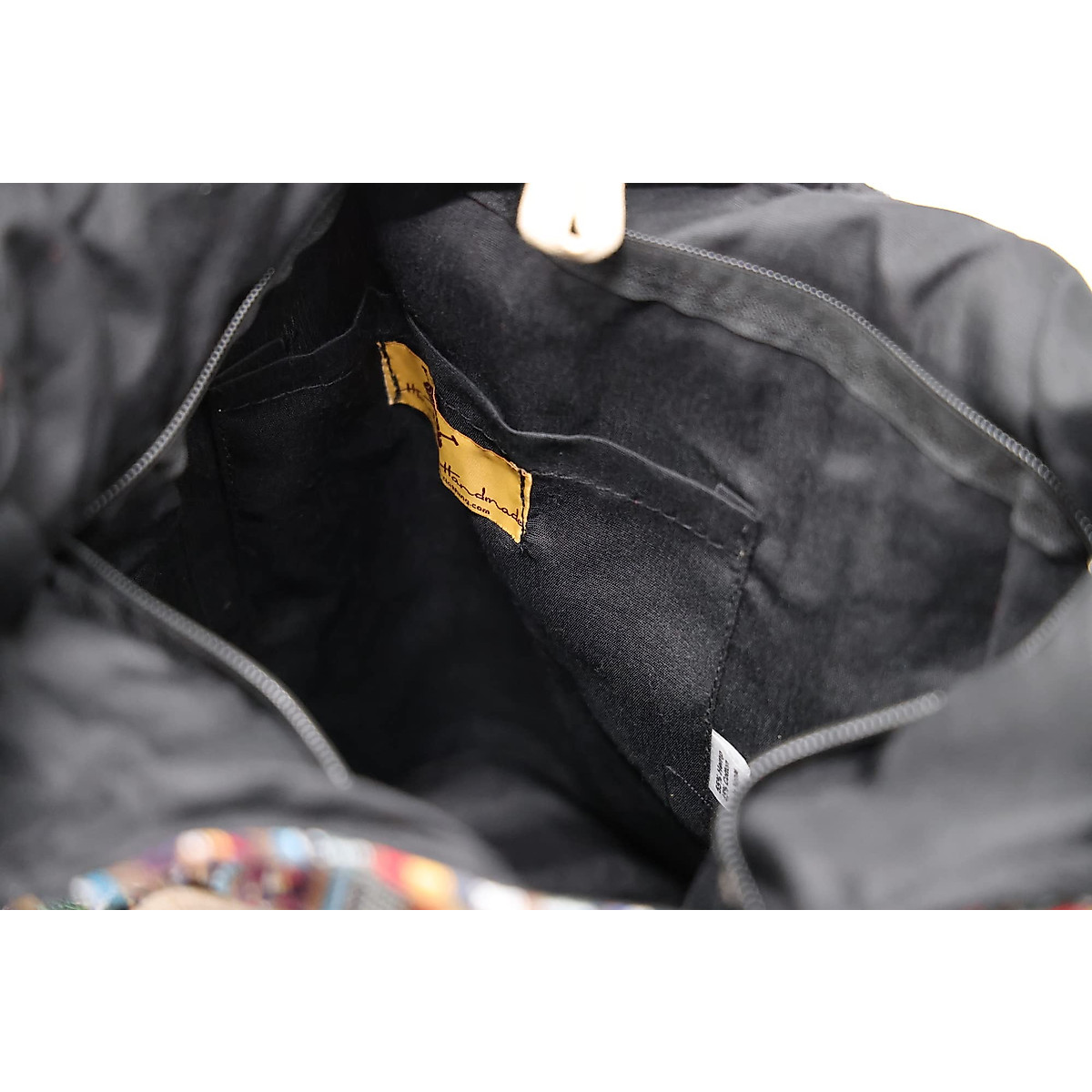 Himalaya Handmade Unique Design Mushroom Hand Embroidery crossbody bag Hippie Festival Travel 100% Hemp FAIR TRADE | Handmade with Love