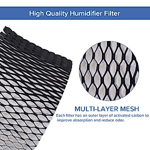 THVGUL cherliyy 4 Pack HWF62 Humidifier Filters Compatible with Holmes & Sunbeam Humidifier Filter A, Replacement Parts HWF62, HWF62CS, HWF62D, SF212, SCM1100, SCM1701, SCM1702, SCM1762, SCM2409