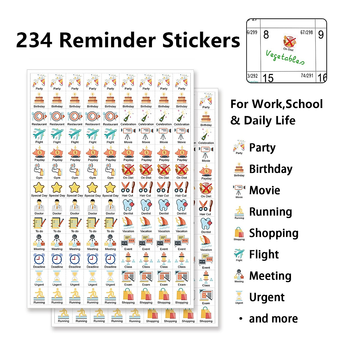 2023-2024 Large Desk Calendar 2023 (January 2023-June 2024), Big Monthly Wall Calendar with Plastic Cover: 17"x12", 18 Months Academic Year Desk Pad Calendars with Planner Stickers