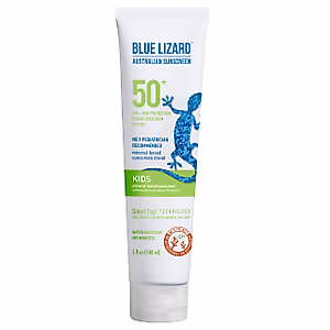 BLUE LIZARD Kids Sunscreen Lotion SPF 50+ 5oz Tube, cream