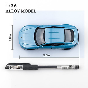 TOKAXI 1/36 Scale Porsche Taycan Turbo Diecast Car Models,Pull Back Vehicles Toy Cars,Cars Gifts for Boys Girls