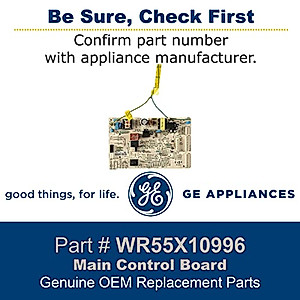 GE WR55X10996 Genuine OEM Main Control Board Assembly for GE Refrigerators