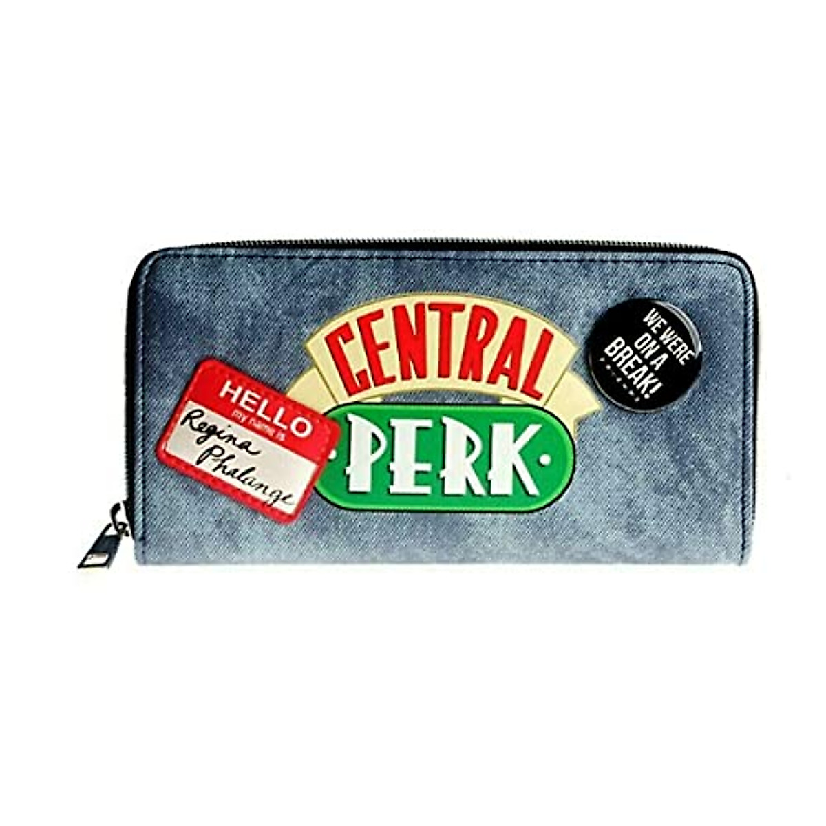 Classic Series Friends Coffee Shop Logo Zip Around Clutch Wallet