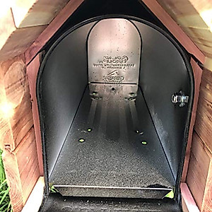 Simple and Beautiful Cedar Mailbox with Metal Insert | Cedar Chalet | Made with Aromatic Red Cedar