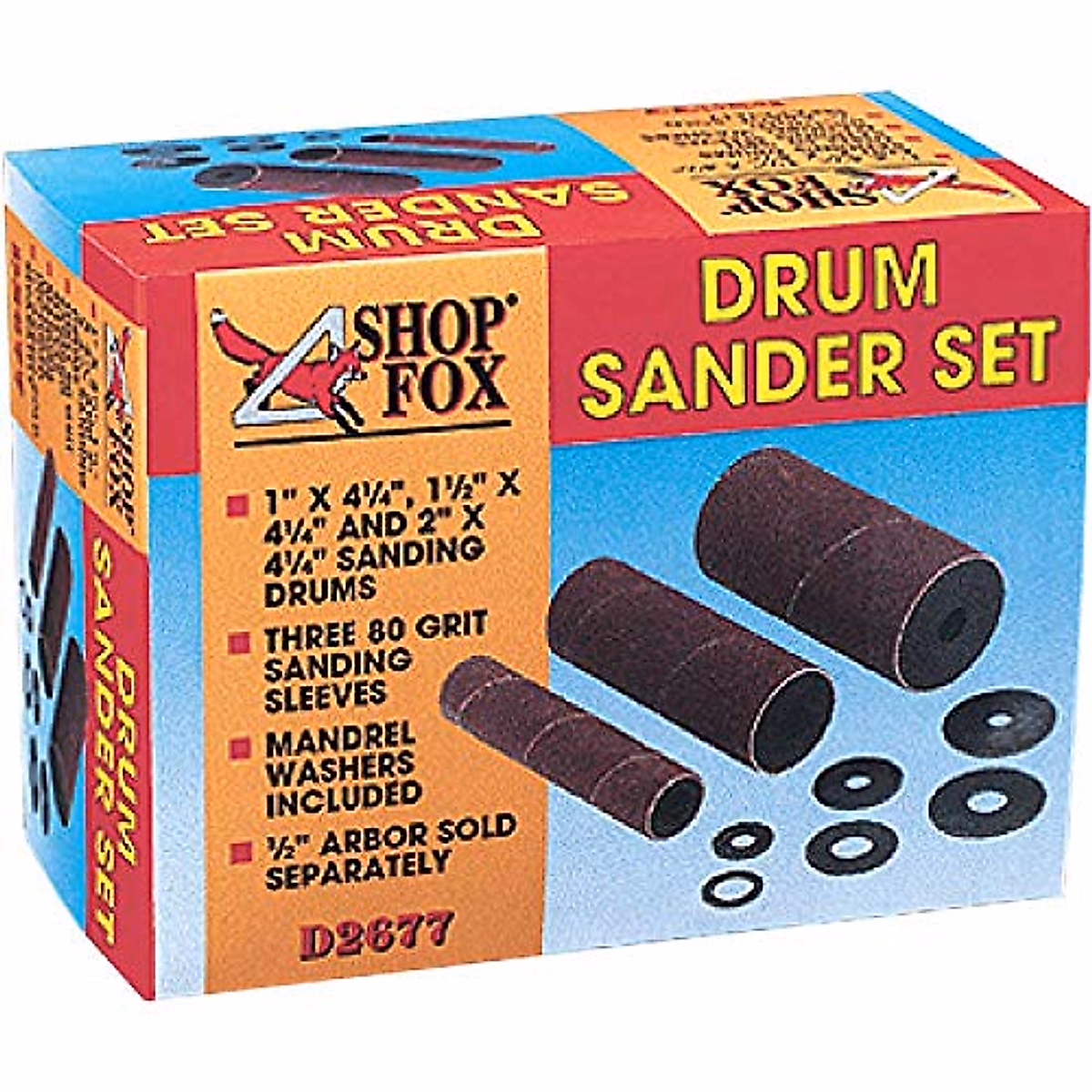 Shop Fox D2677 Drum Sander Set