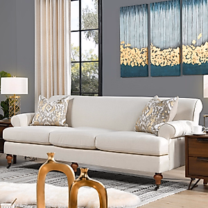 Jennifer Taylor Home Bliss 88" Lawson French Country Three-Cushion Tightback Sofa