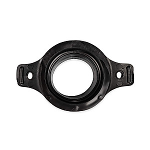 Camco 39317 3-in-1 Flexible Sewer Hose Seal, Black - Makes Connection to RV Sewer Hose Inlets Easier - Features Wings for Easy Removal