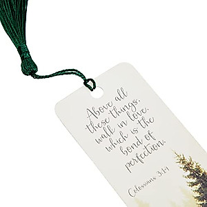 100 Pack Christian Bookmarks with Religious Scriptures, Bible Verse Book Markers (6 x 2 in)
