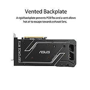 ASUS KO NVIDIA GeForce RTX 3070 V2 OC Edition Gaming Graphics Card (PCIe 4.0, 8GB GDDR6 Memory, LHR, HDMI 2.1, DisplayPort 1.4a, Axial-tech Fan Design, 0dB Technology, Enduring capacitors)