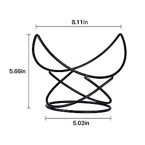 Geerna Hat Rack Dresser Desk Stand Display Cap Storage Organizer, Metal Hat Holder Up to 20 Ball Caps Storage Baseball Cap Rack Compact Hat Organization System for Dresser,Shelf, Closet