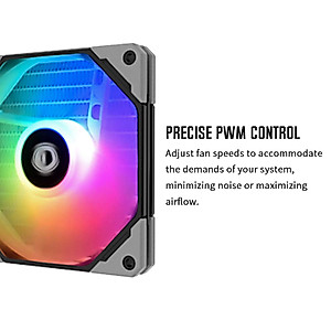 ID-COOLING IS-60 EVO ARGB CPU Cooler LGA1700 CPU Air Cooler 64mm Height ARGB Cooler 5V 3PIN Connector 6 Heatpipes Dual 15mm Slim Fans, Intel/AMD