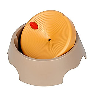 FUUIE Bowls for Food and Water Pet Floating Water Bowl Pet Drinker (Color : Blue)