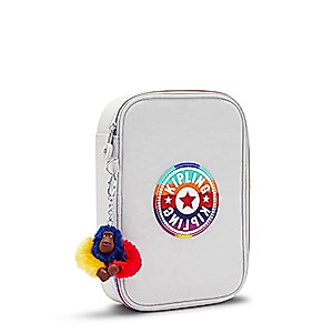 Kipling 100 Pens Case Truly Grey Rainbow